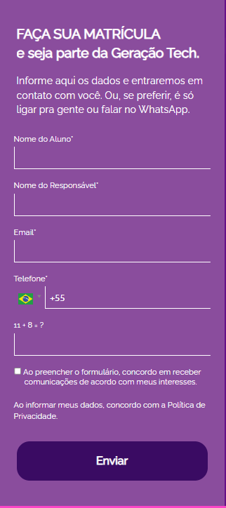 Matrículas Colégio COTEMIG - Ensino técnico + médio